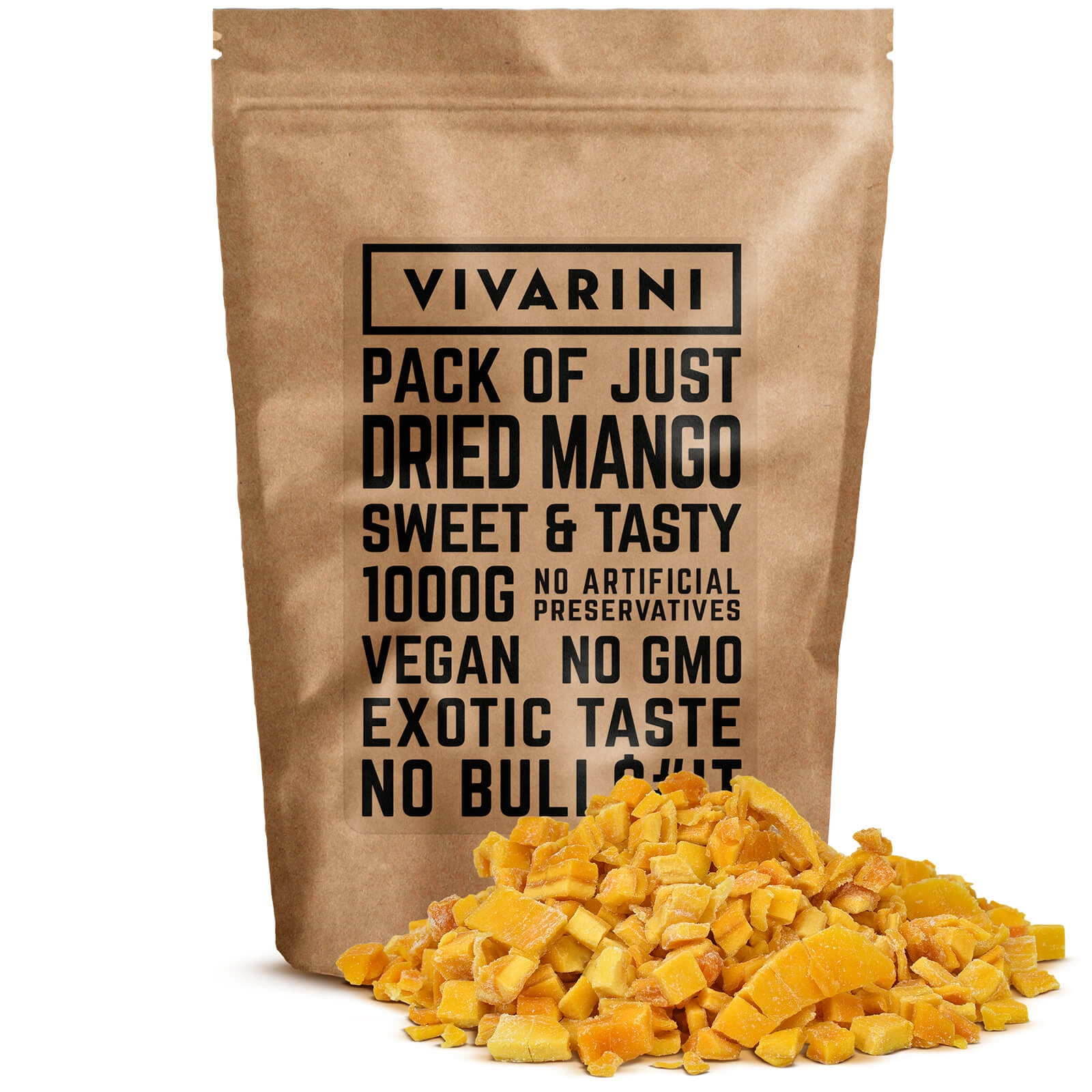 Vivarini – Sušené mango 1 kg 1000g [cze] - Yerba Mate MateMundo.cz